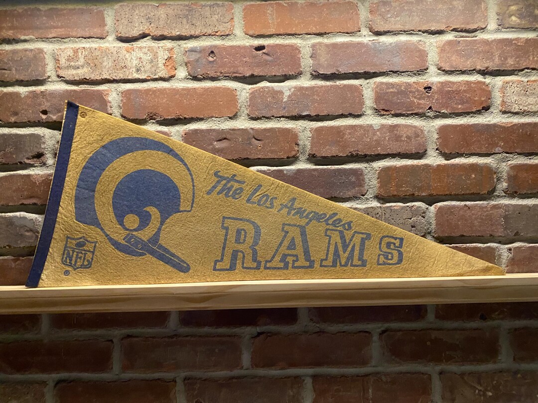 1960's Los Angeles Rams NFL Large Vintage Pennant - Etsy