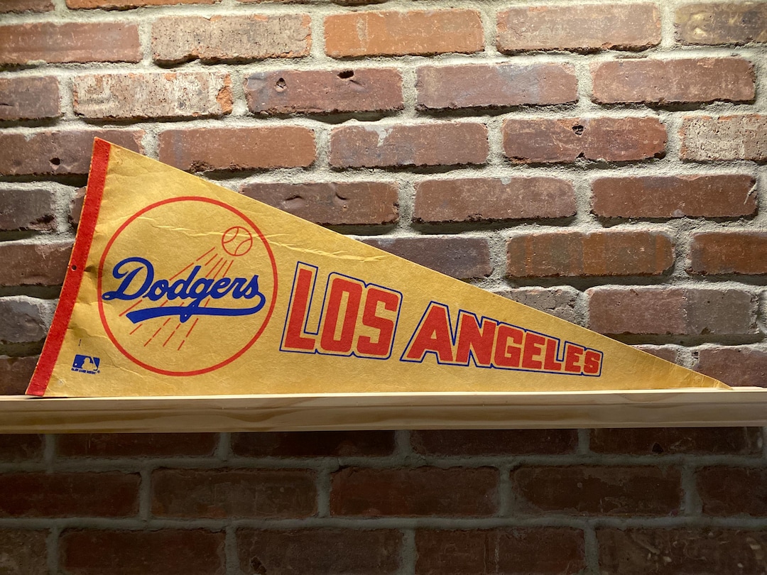 1970s Los Angeles Dodgers MLB Large Vintage Pennant – Authentic Sports ...