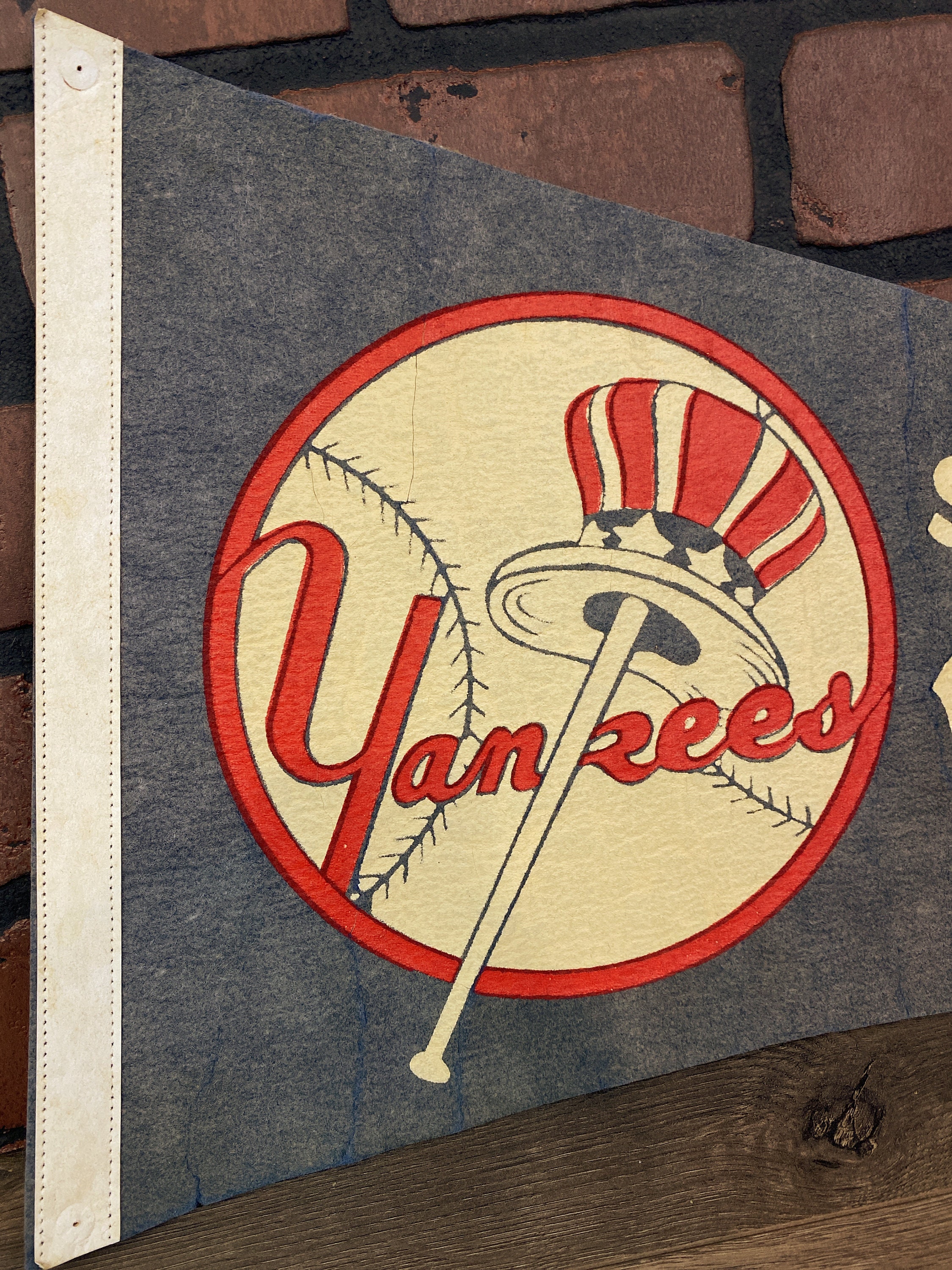 1960's New York Yankees MLB Large Vintage Pennant | Etsy