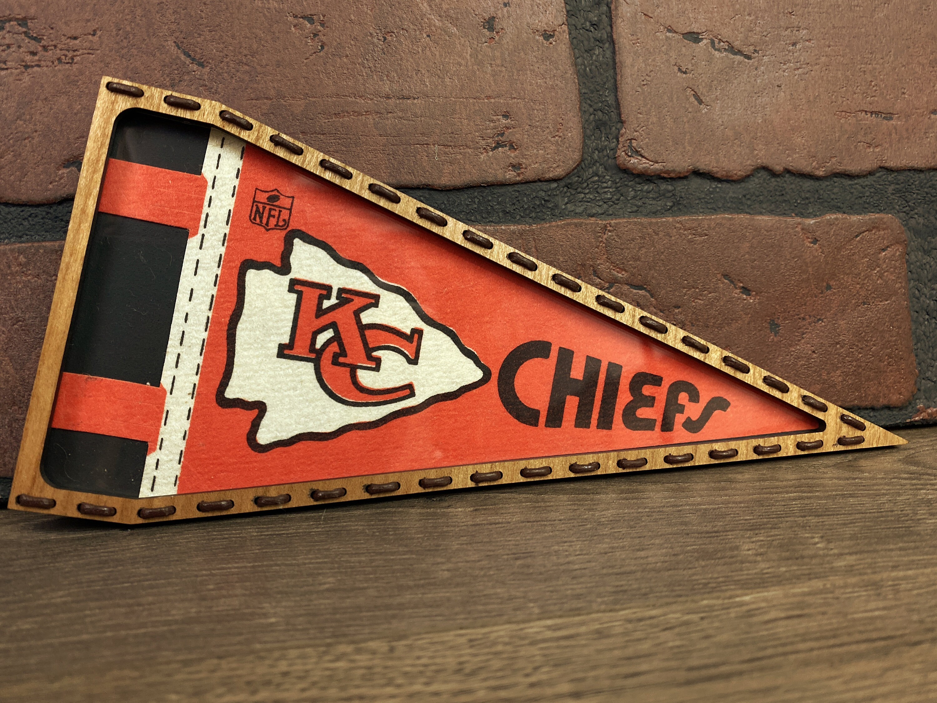 Framed 1970's Kansas City Chiefs NFL Mini Vintage Pennant - Etsy