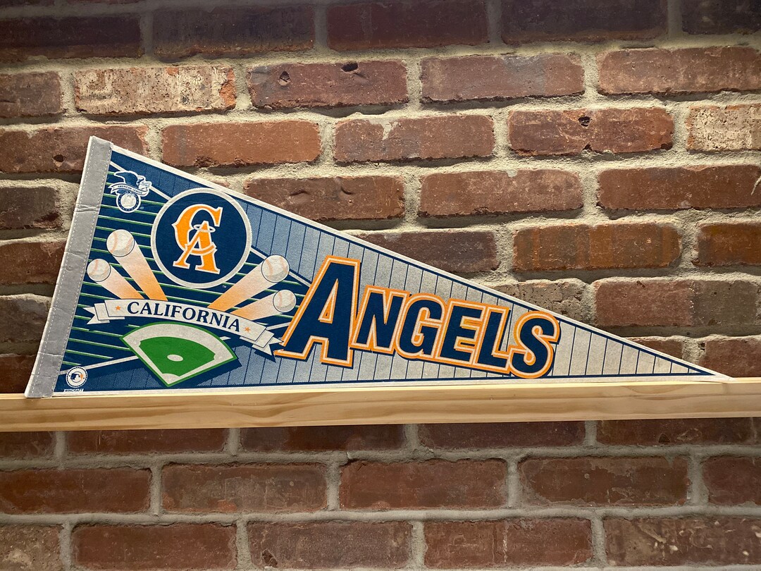 1990s Los Angeles Angels MLB Large Vintage Pennant - Authentic Sports ...