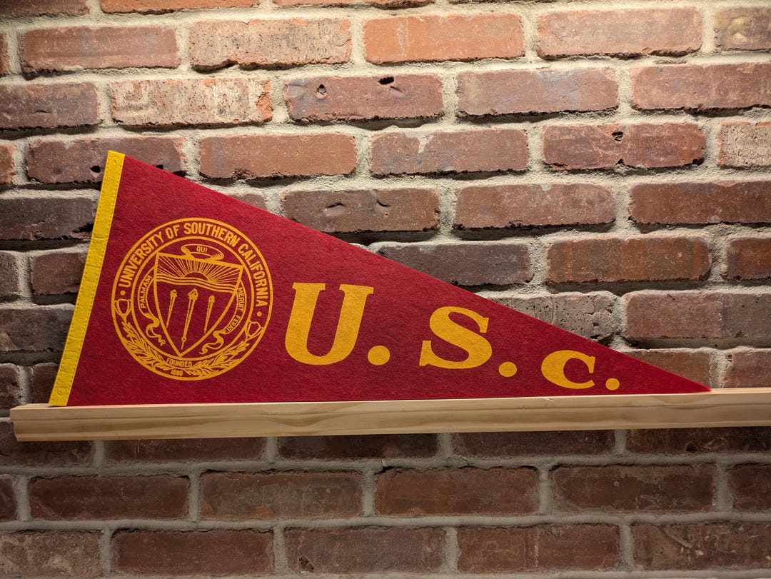 1970s University of Southern California USC Trojans NCAA Large Vintage ...
