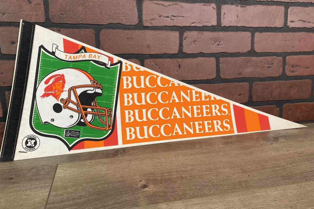 1980's Tampa Bay Buccaneers Large Vintage Pennant - Etsy