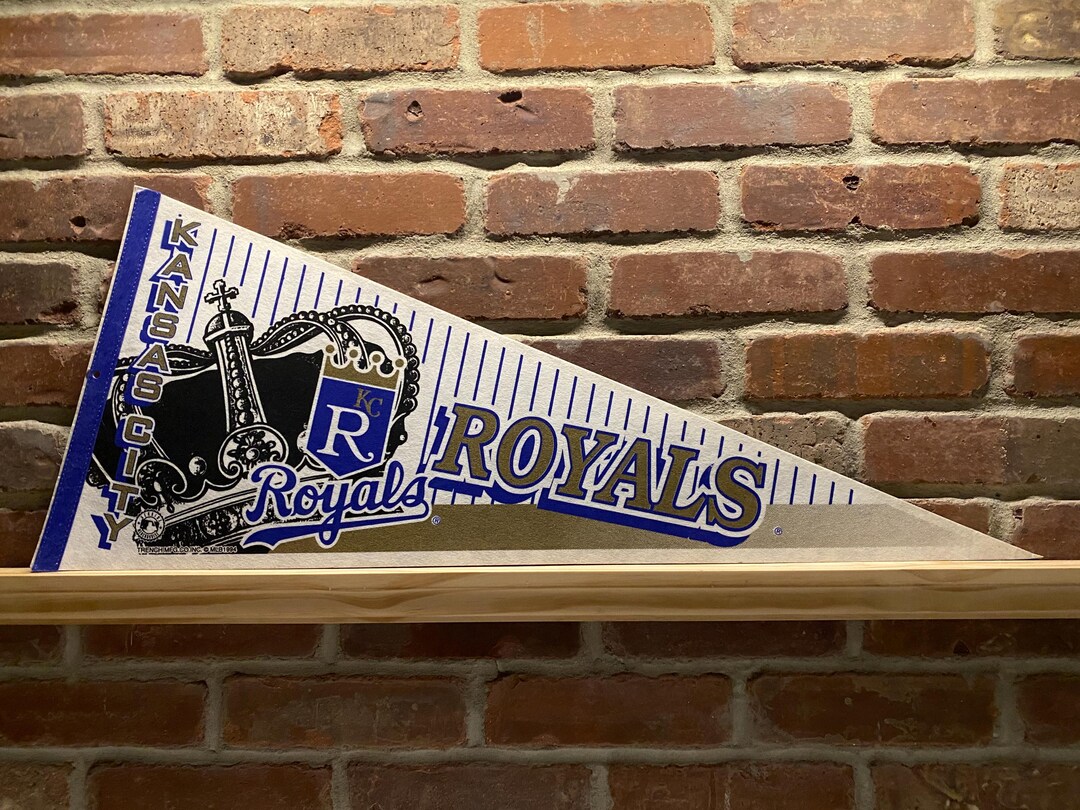 1990's Kansas City Royals MLB Large Vintage Pennant - Etsy