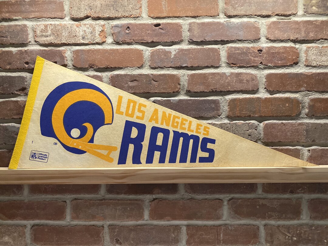1970s Los Angeles Rams NFL Large Vintage Pennant – Authentic Sports ...