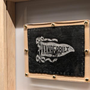 1930s Framed Vanderbilt University Pennant Patch - Leather Premium ...