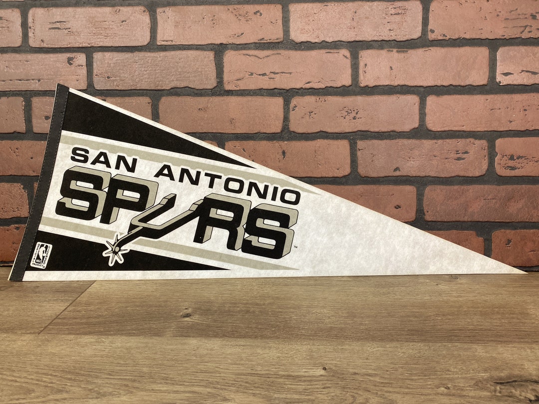 1990's San Antonio Spurs NBA Large Vintage Pennant - Etsy