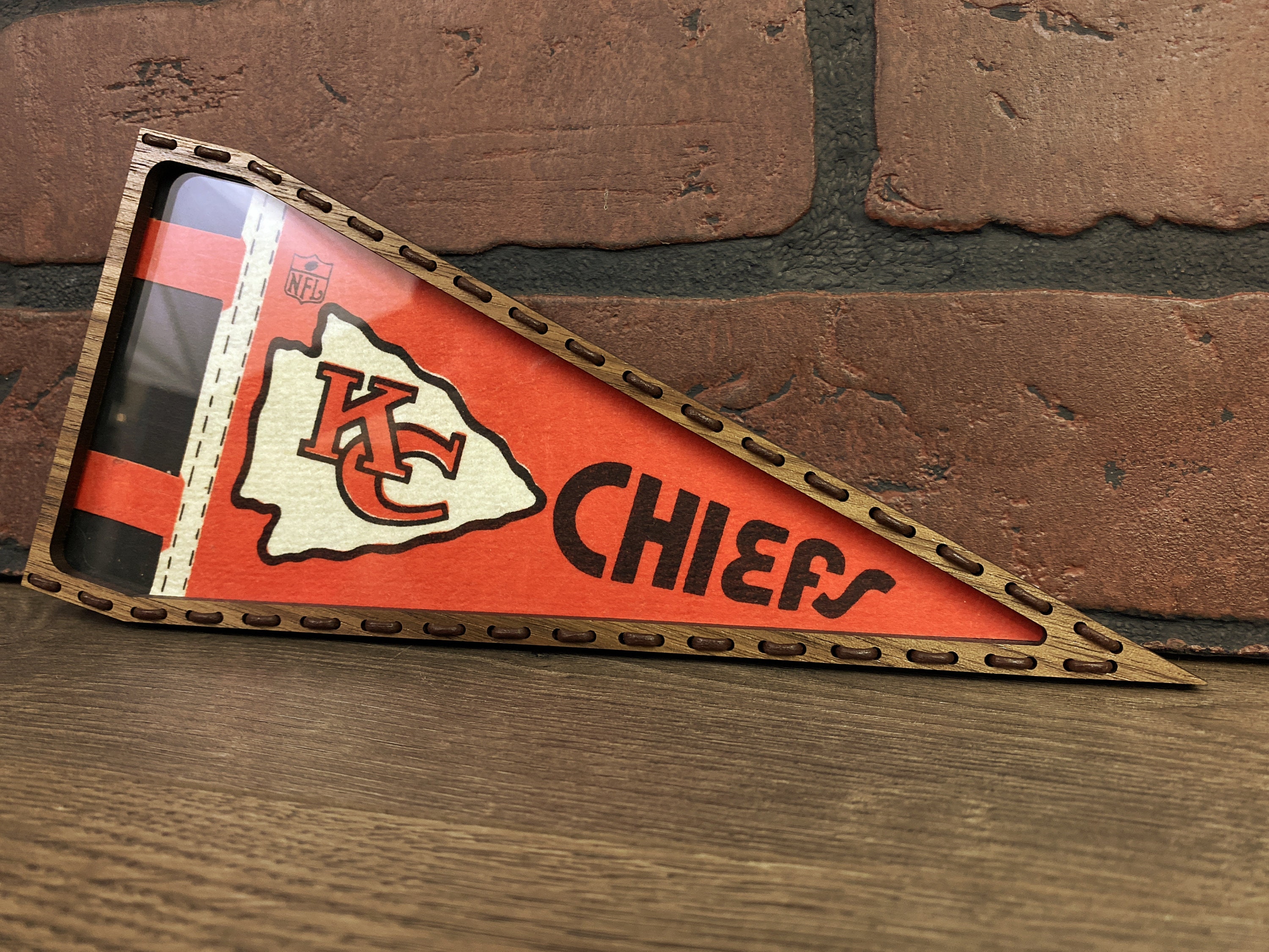 Framed 1970's Kansas City Chiefs NFL Mini Vintage Pennant - Etsy