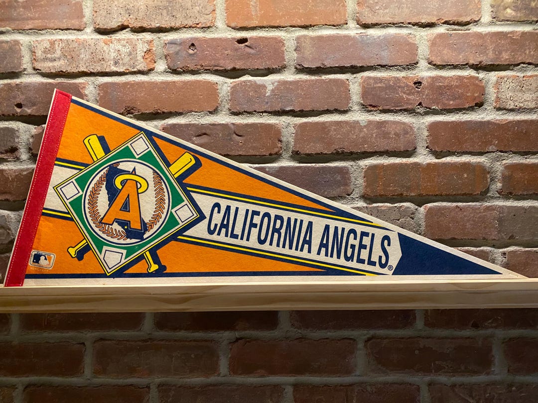 1990s Los Angeles Angels MLB Large Vintage Pennant – Authentic Sports ...