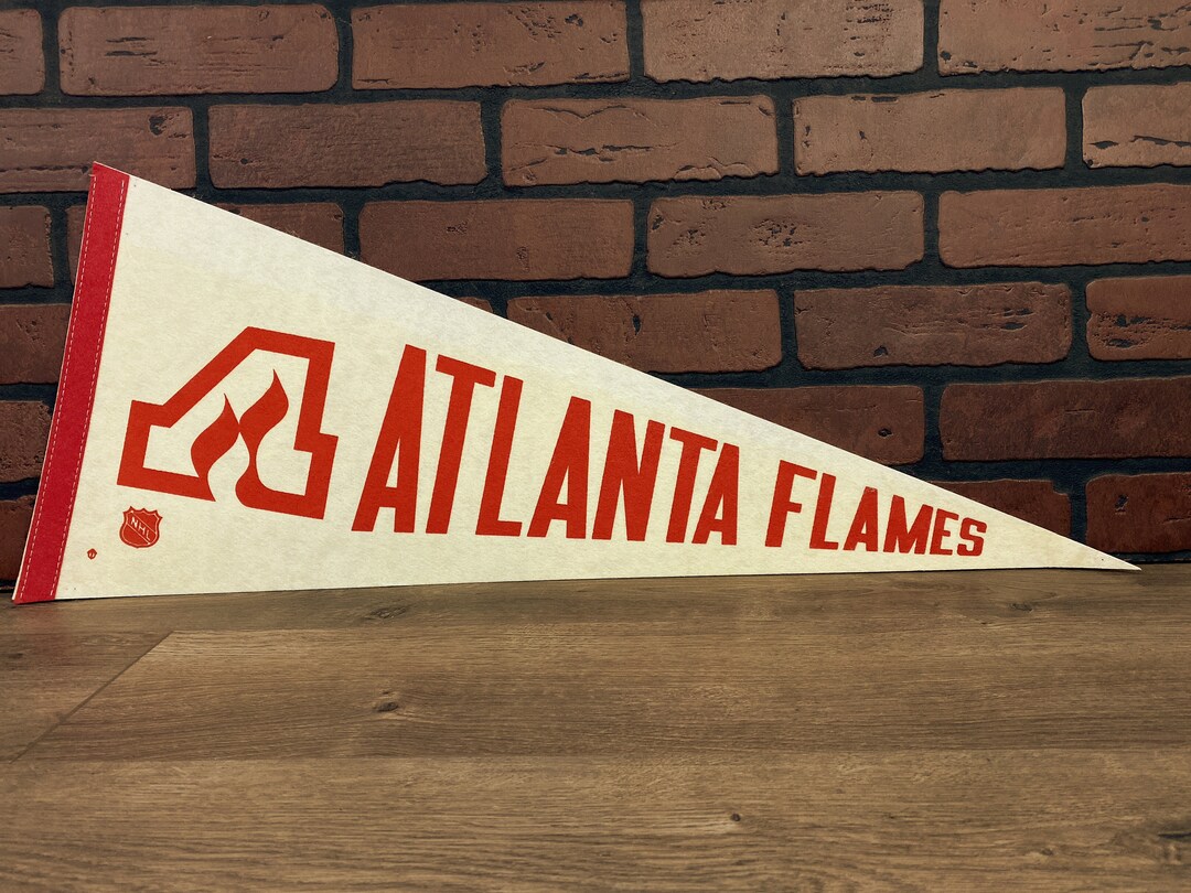 1970s Atlanta Flames NHL Large Vintage Pennant - Etsy