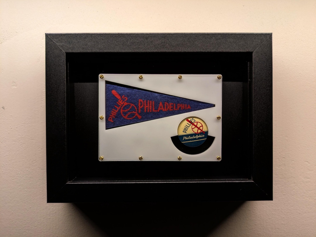 Vintage 1950 Philadelphia Phillies MLB Promotional Pennant & Pin in ...