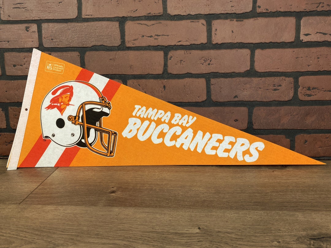 1980's Tampa Bay Buccaneers NFL Large Vintage Pennant - Etsy