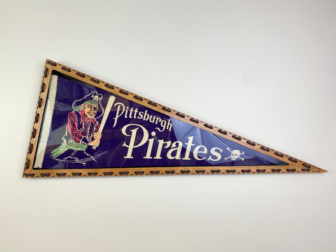 Framed 1950's Pittsburgh Pirates MLB Large Vintage Pennant - Etsy