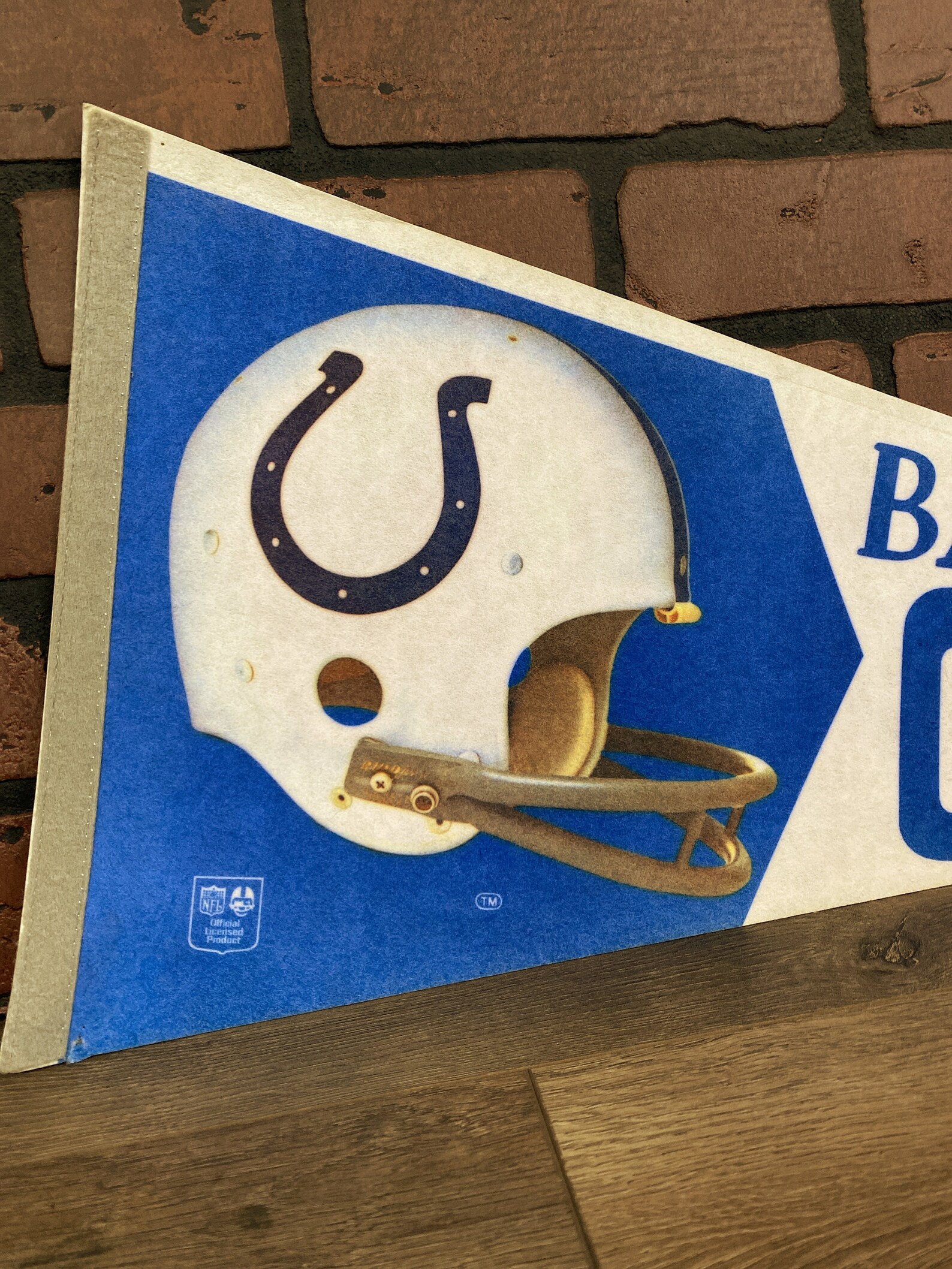 1970's Baltimore Colts NFL Large Vintage Pennant - Etsy