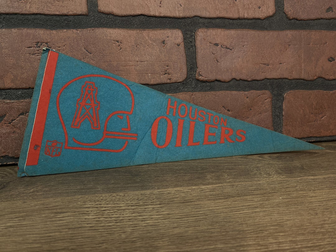 1970s Houston Oilers 12" NFL Vintage Pennant – Authentic Sports ...