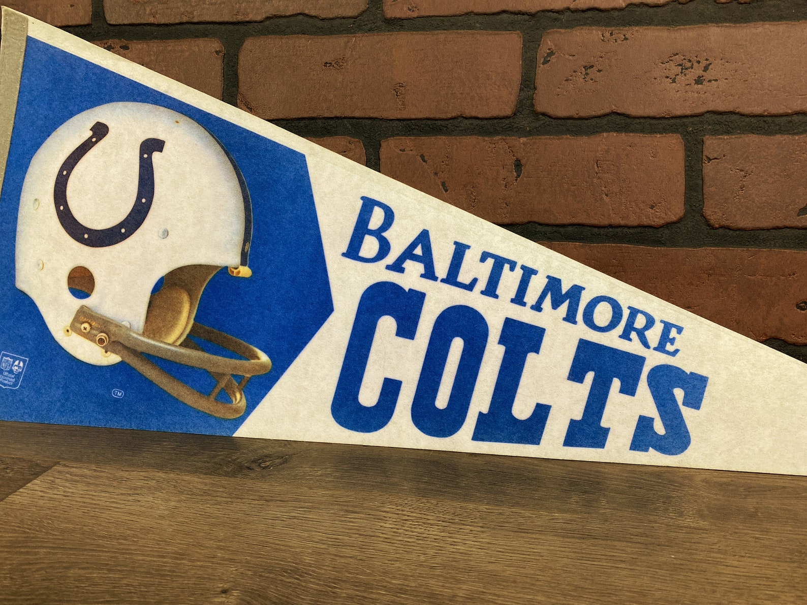 1970's Baltimore Colts NFL Large Vintage Pennant - Etsy