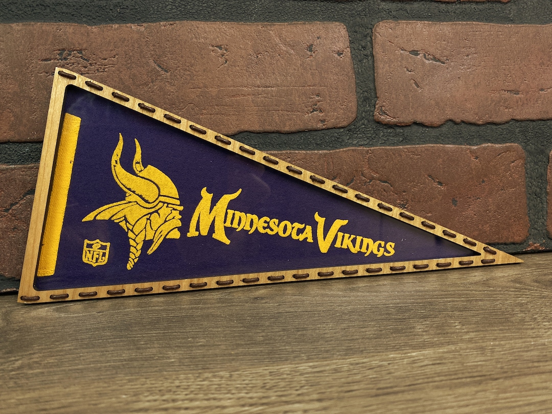 Framed 1960's Minnesota Vikings NFL Vintage Mini Pennant - Etsy