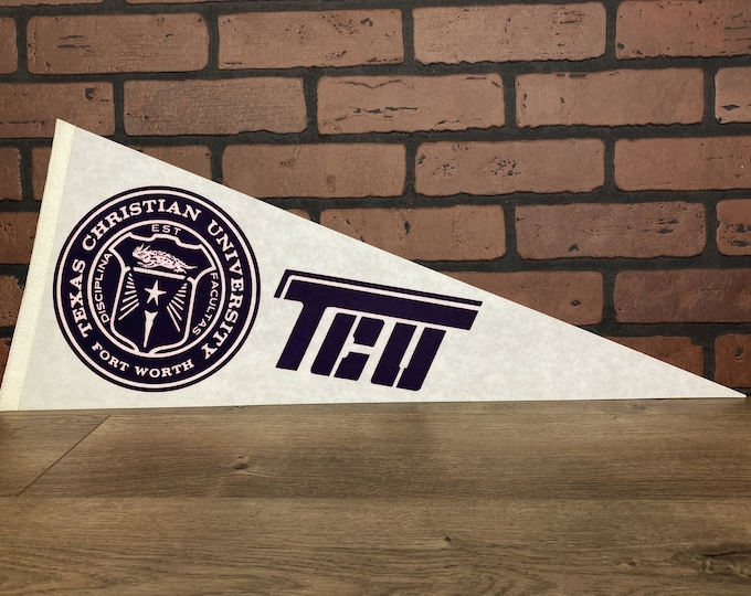 1980's TCU Horned Frogs Texas Christian University NCAA Large Vintage ...