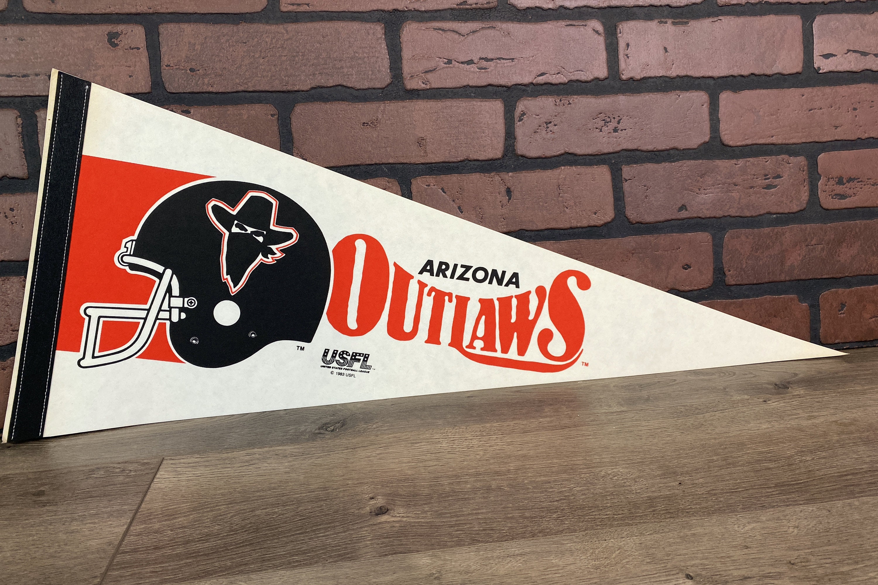 1980's Arizona Outlaws USFL Large Vintage Pennant - Etsy