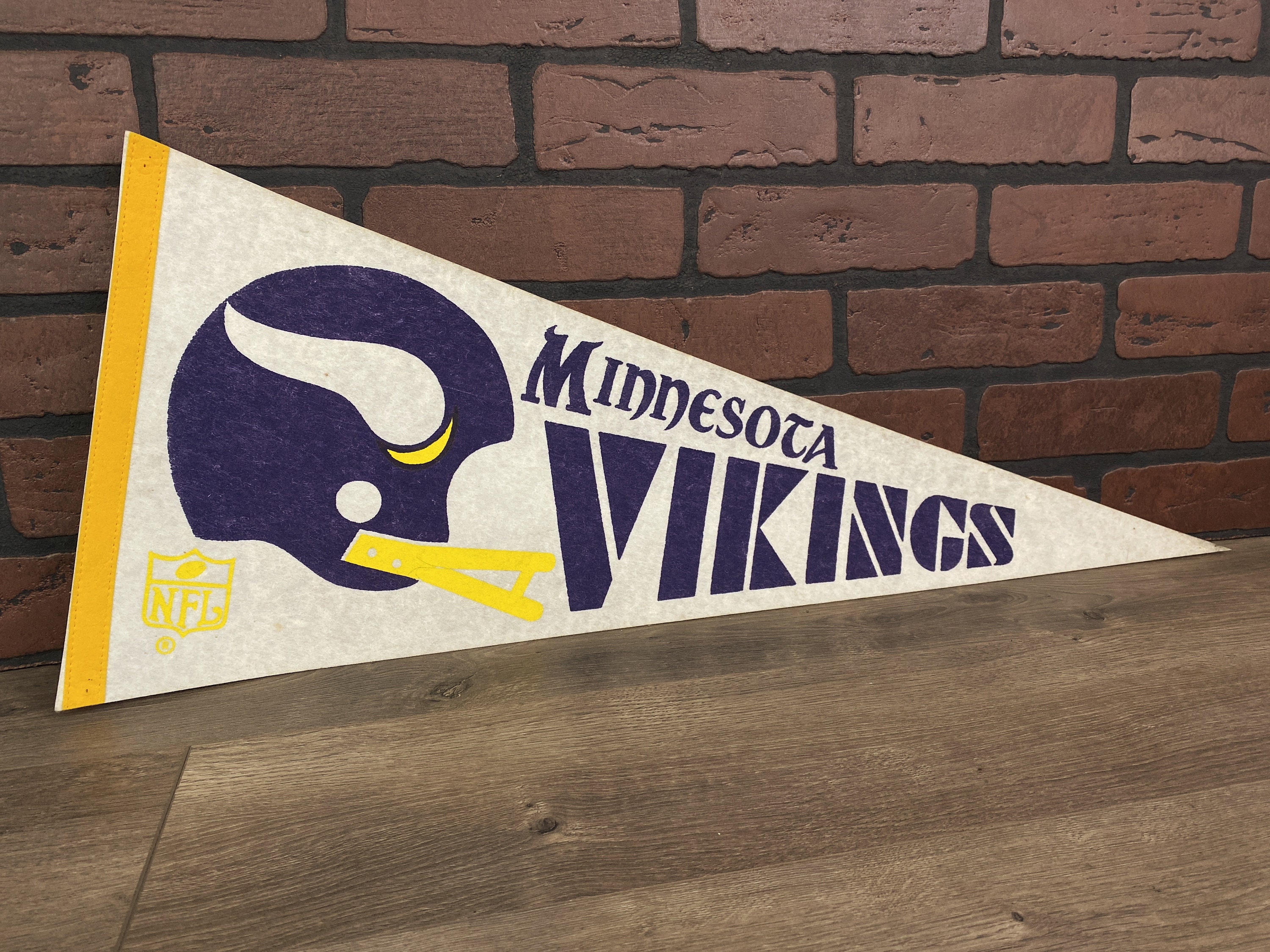1960's Minnesota Vikings NFL Large Vintage Pennant - Etsy