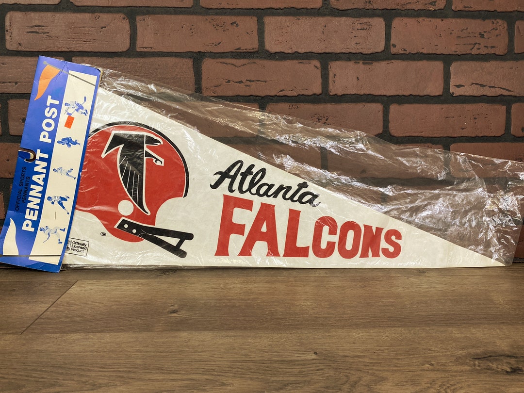 1980's Atlanta Falcons NFL Large Vintage Pennant - Etsy