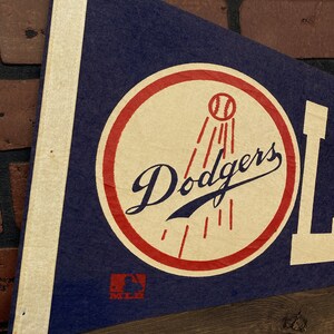 1970's Los Angeles Dodgers MLB Large Vintage Pennant - Etsy