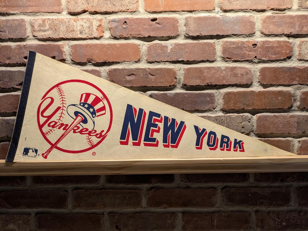 1970s New York Yankees MLB Large Vintage Pennant – Authentic Sports ...