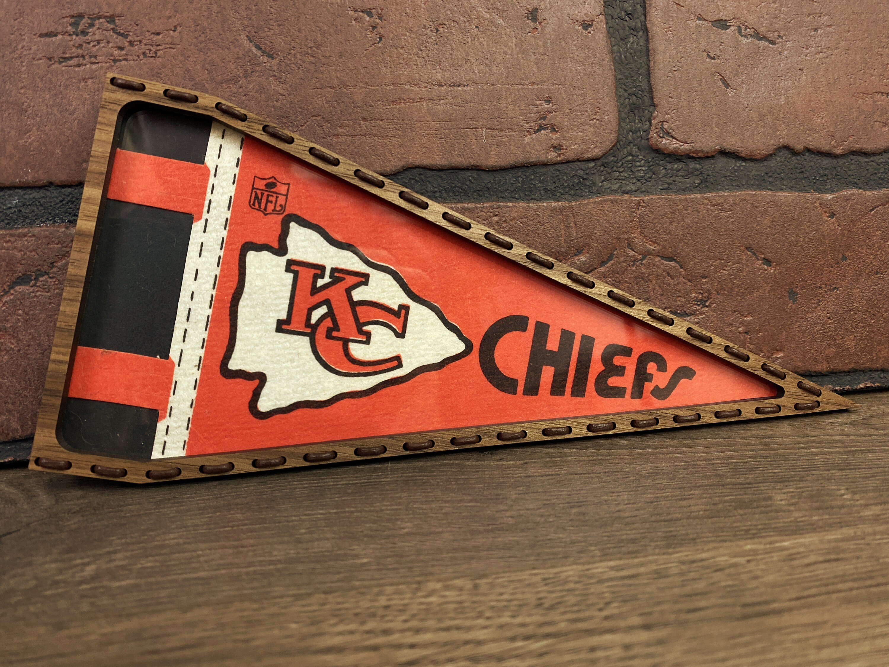Framed 1970's Kansas City Chiefs NFL Mini Vintage Pennant - Etsy