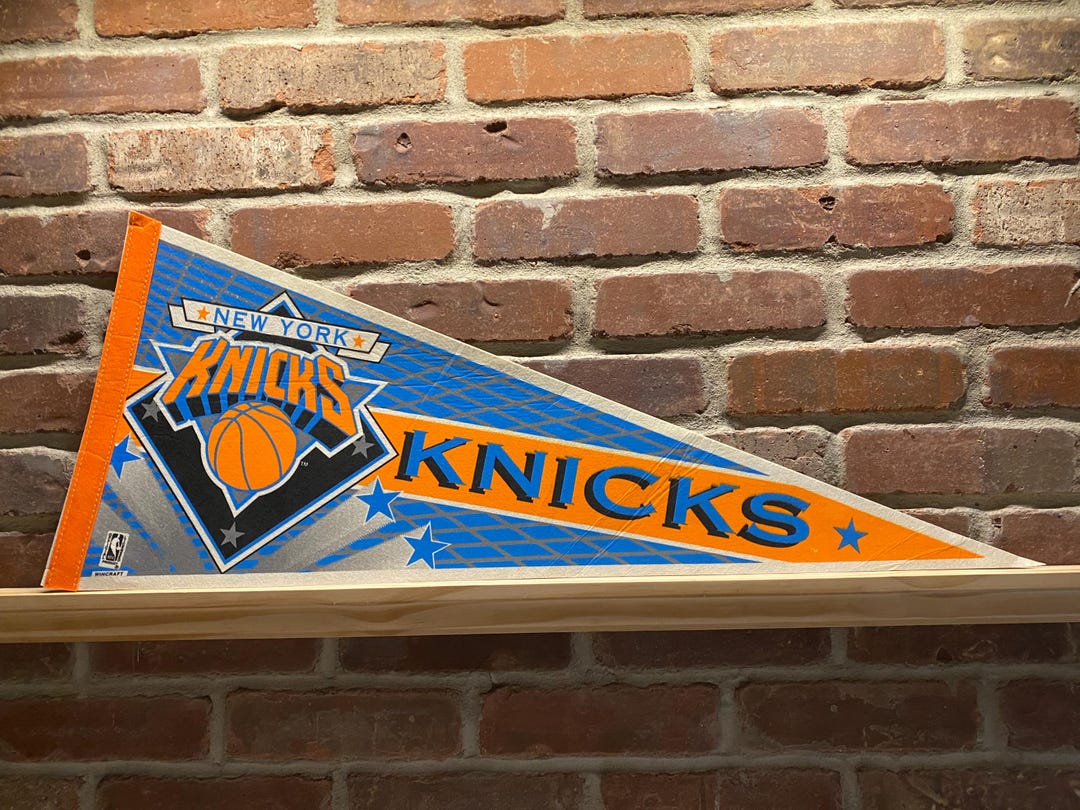 1990's New York Knicks NBA Large Vintage Pennant - Etsy
