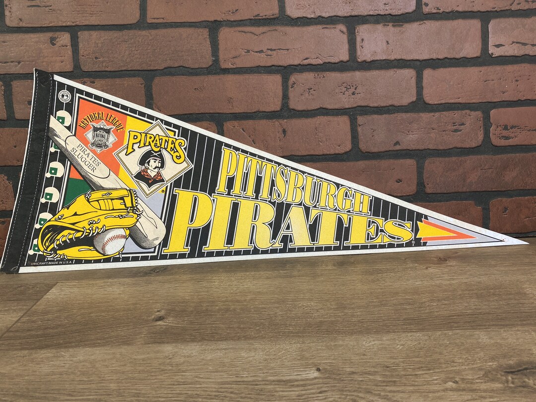 1990's Pittsburgh Pirates MLB Large Vintage Pennant - Etsy
