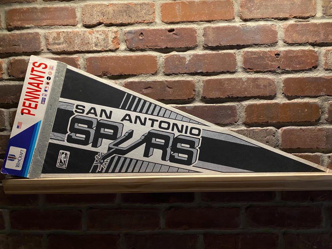 1990's San Antonio Spurs Large Vintage Pennant - Etsy