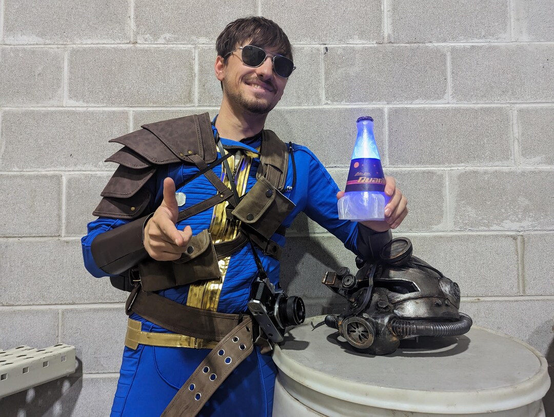 Fallout Inspired Nuka Cola Quantum Bottleled Lamp for Costume and Decor ...