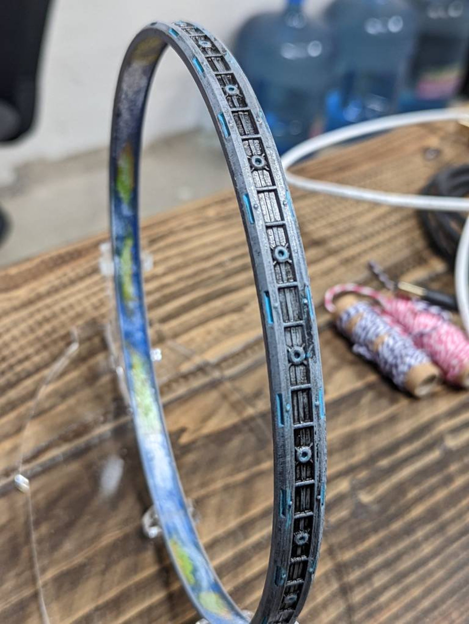 Hand Painted Halo Miniature With Stand. Installation 04 Halo - Etsy