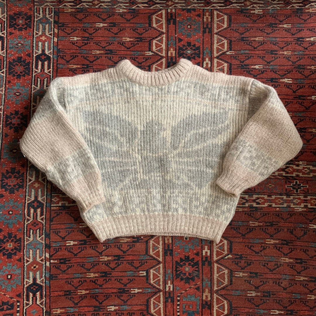 Vintage 1970s Thunderbird Tundra Wool Sweater Cowichan - Etsy