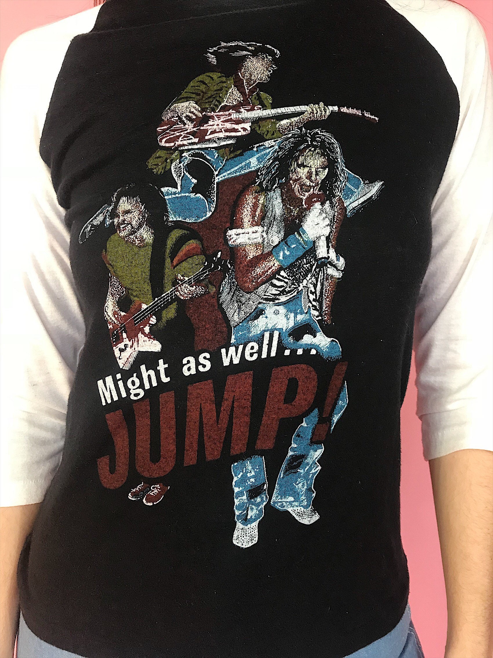 Vintage 1980s Van Halen Bootleg Baseball Tee - Etsy