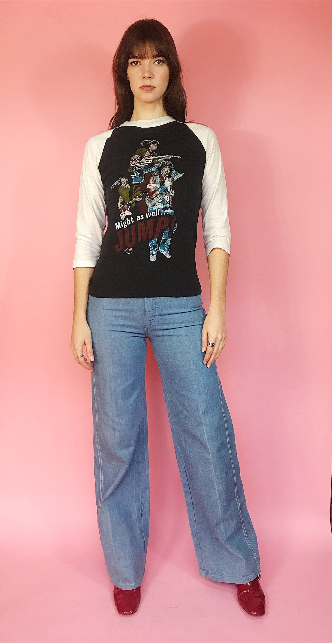 Vintage 1980s Van Halen Bootleg Baseball Tee - Etsy