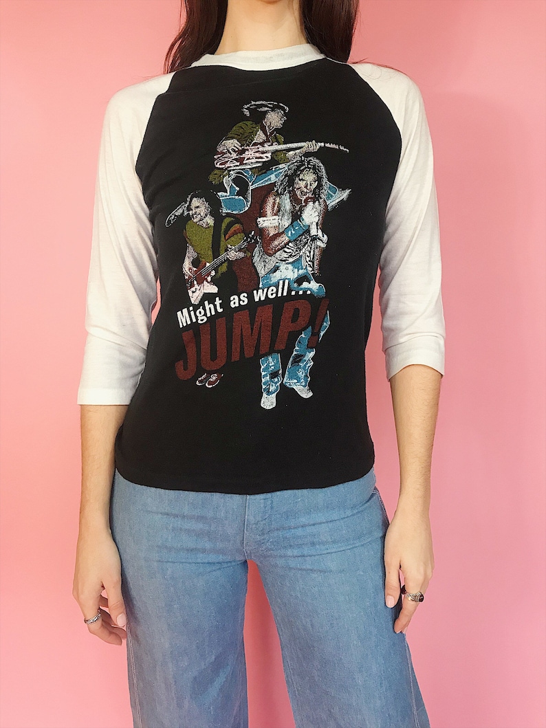 Vintage 1980s Van Halen Bootleg Baseball Tee - Etsy