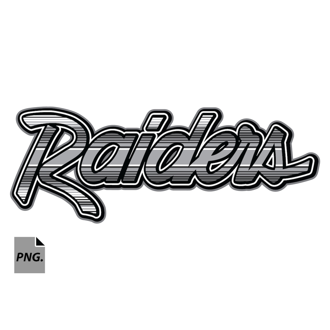 Raiders Serape Logo PNG. Custom Las Vegas Raiders Logo PNG. - Etsy