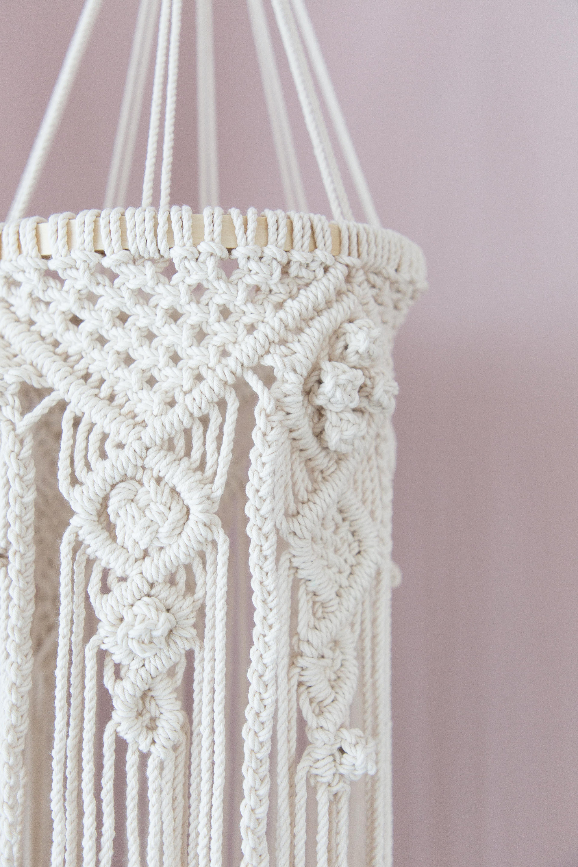 Macrame Baby Mobile Macrame Nursery Decor Boho Baby Decor | Etsy