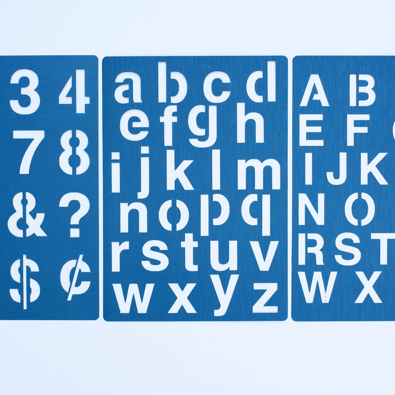 Letter Stencils Large - Etsy