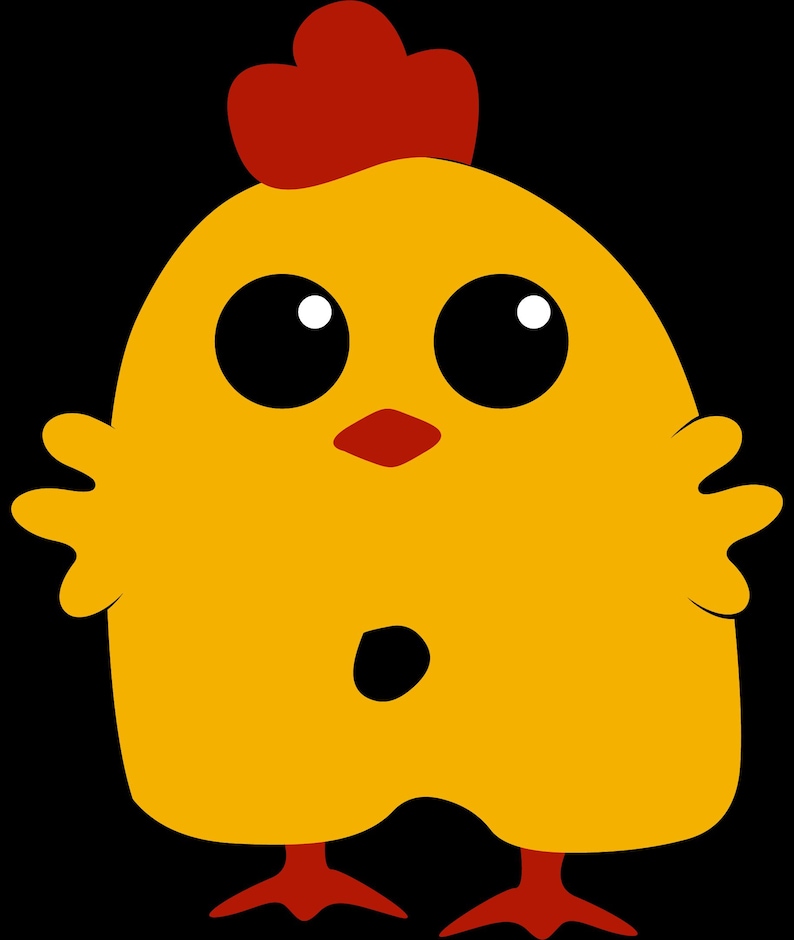 Chicken Alphabet & Numbers, Chicken Letters, Cute Easter Chicken ...