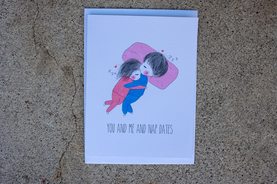 Nap Dates, Husband Wife Card, Couples Card, Love Card, Cute Anniversary ...
