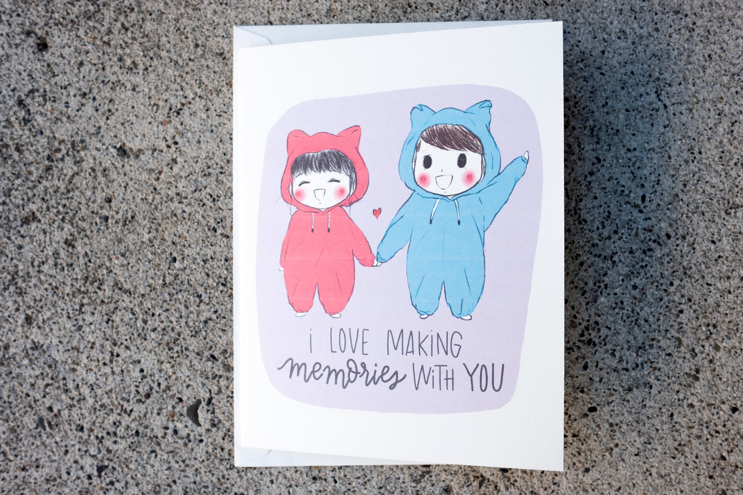 Birthday Card, Husband Wife Card, Couples Card, Cute Drawing ...
