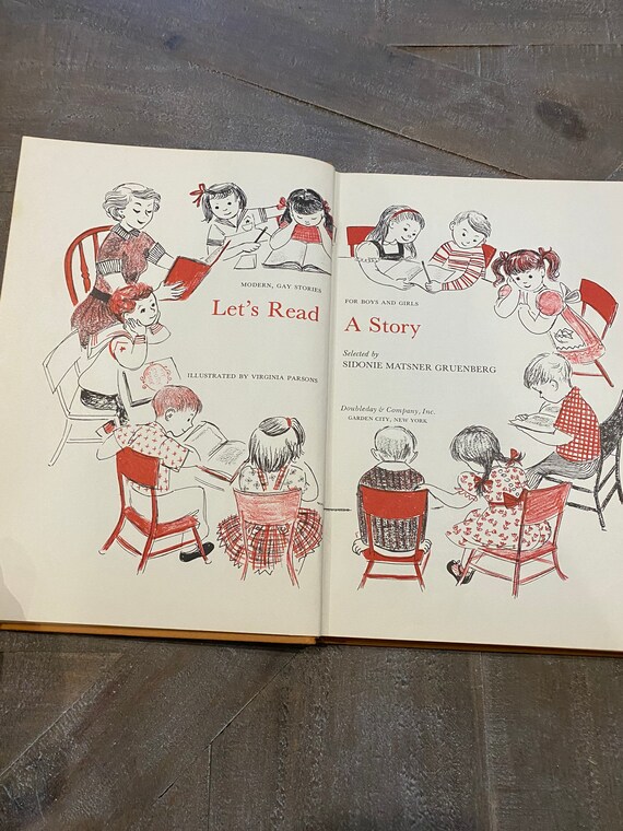1957 Let's Read a Story a Hardback Illustrated | Etsy