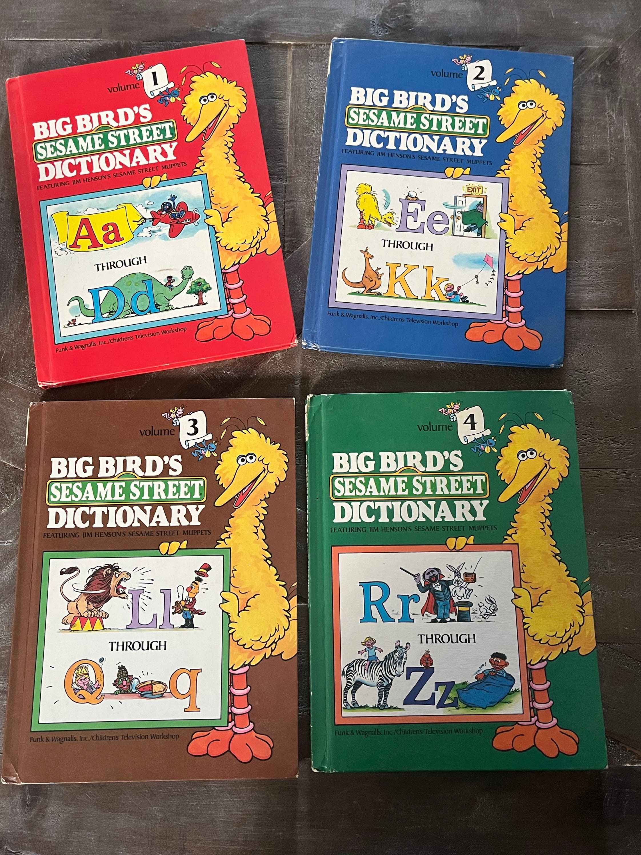 Complete Set of 1986 Four Volume Edition of Big Bird's | Etsy