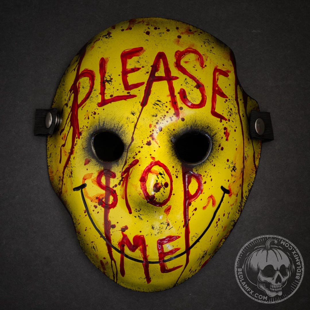 Manhunt Smiley Mask - Etsy