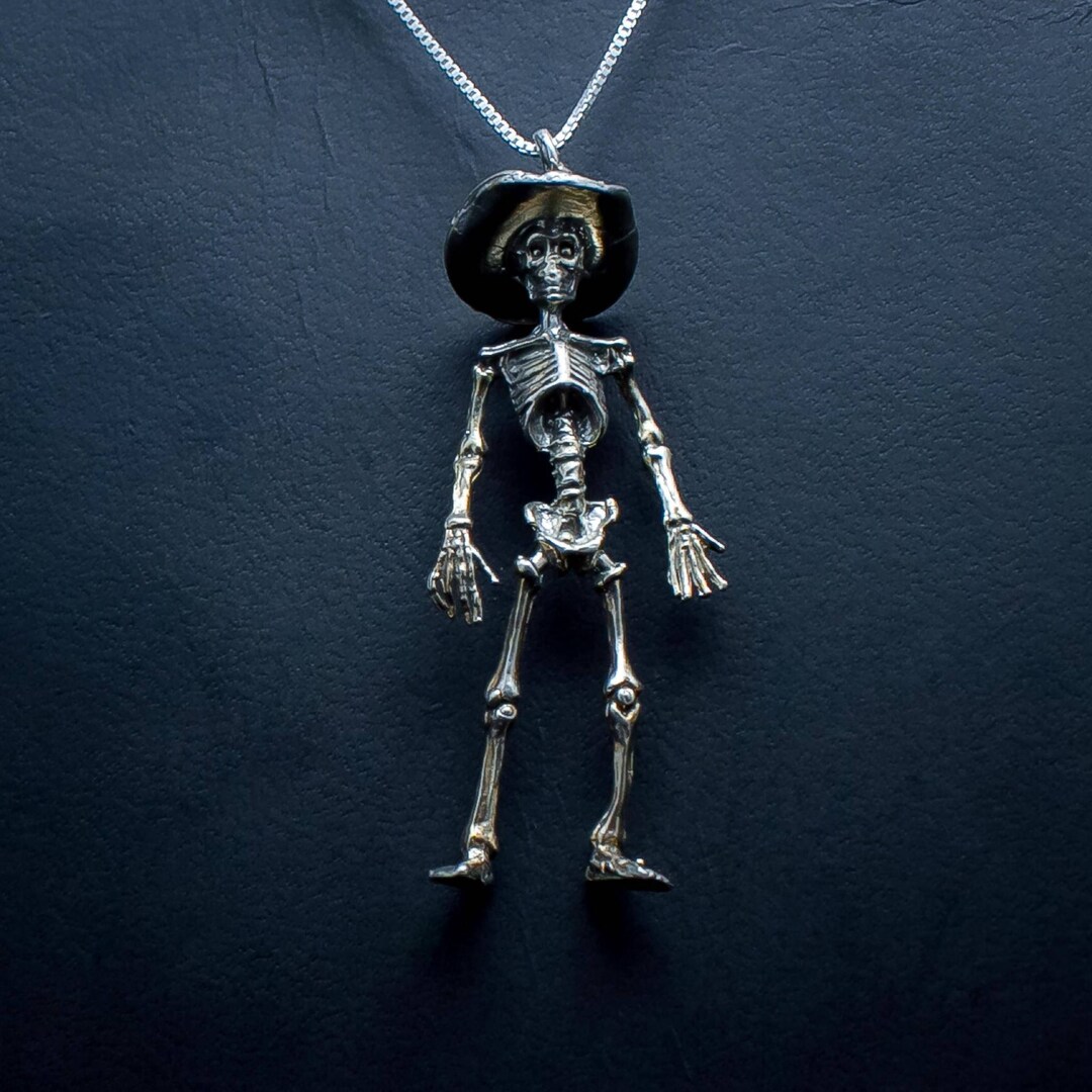 Cowboy Slim, Skeleton, Highly Detailed, the Original Sterling Silver ...