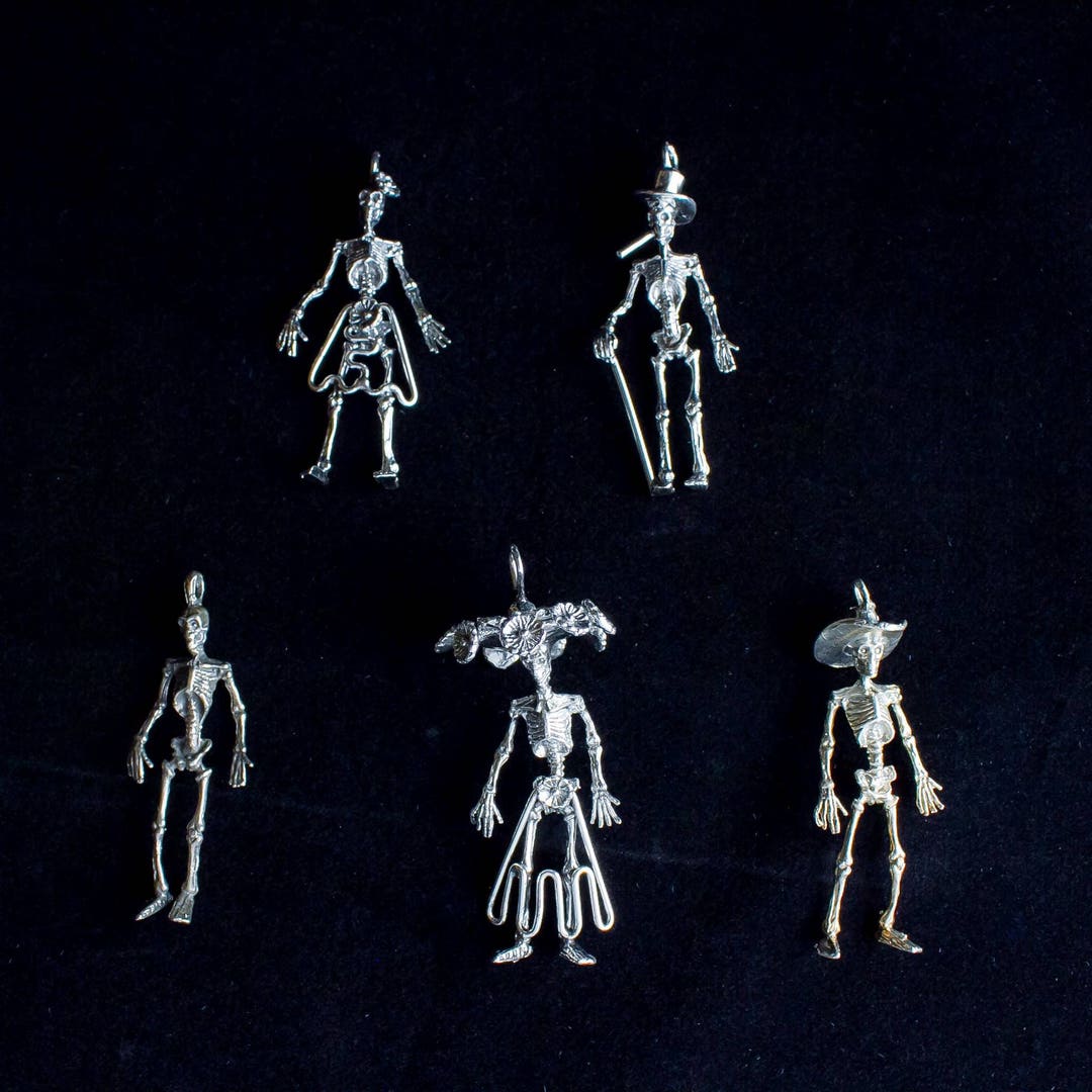 Collect All Five Sterling Silver Skeletons and Save 30 Dollars and Free ...