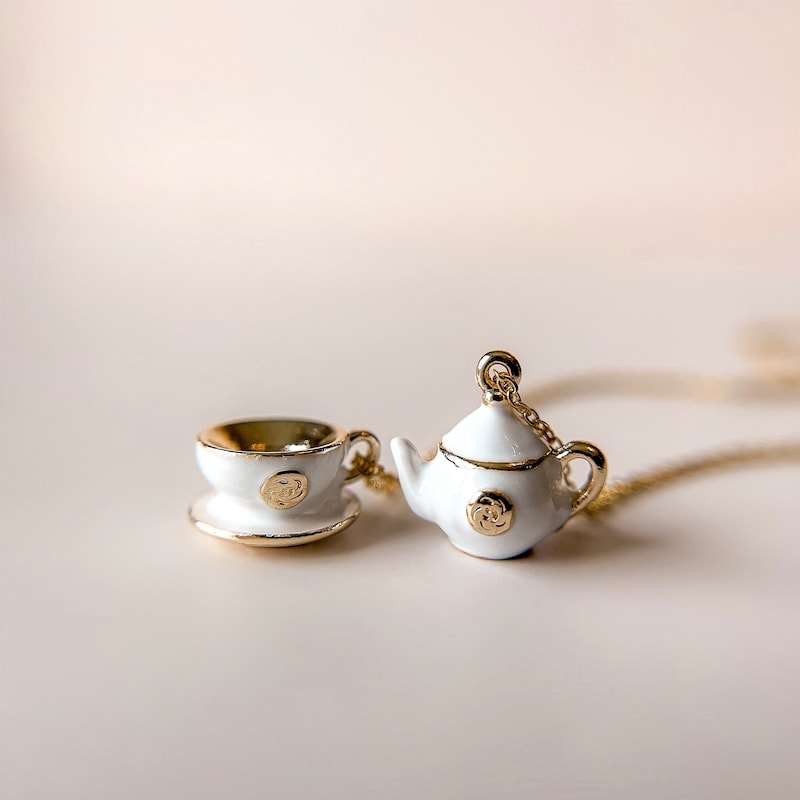 Teacup Necklace - Etsy