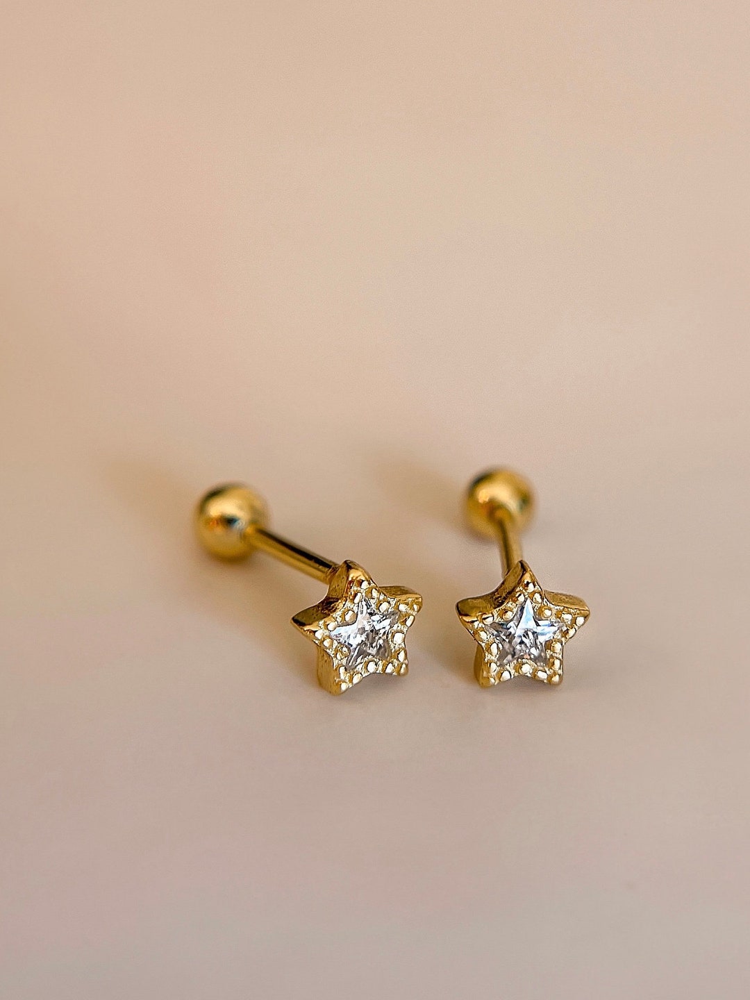 Starry Night Crystal Studs//18k Gold Filled//swarovski Crystals//sleep ...